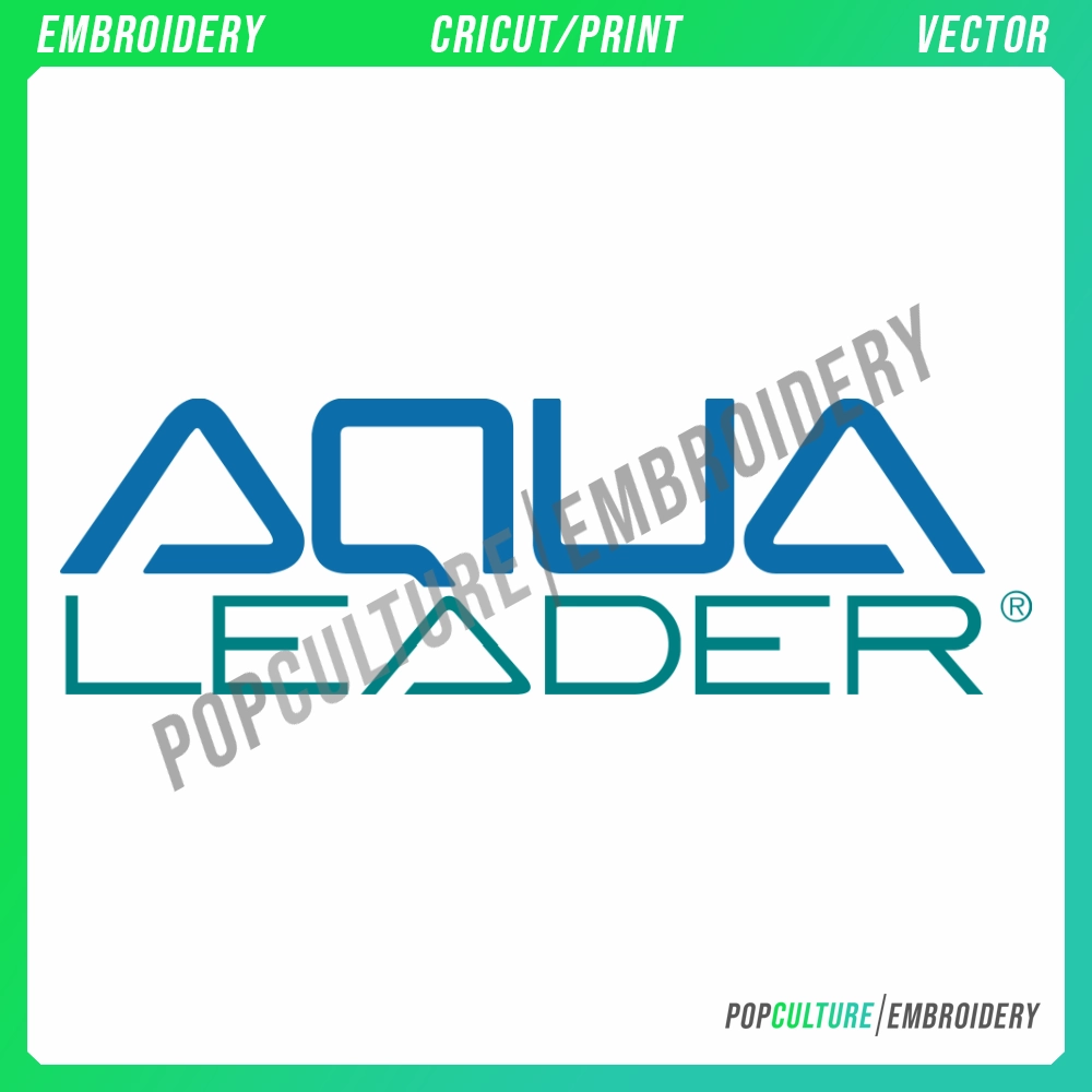 AQUA LEADER POOLS • Pop Culture Embroidery • AQUA LEADER POOLS 100k ...