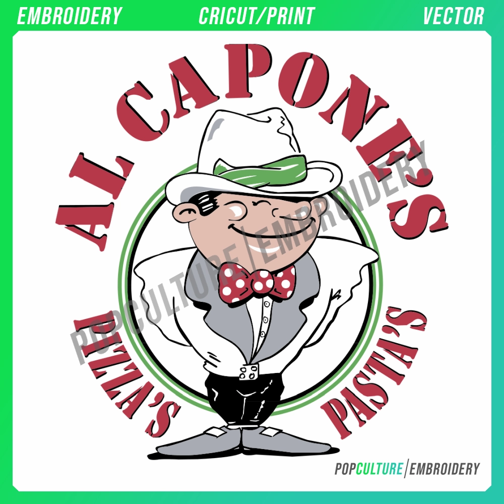 Al Capone's • Pop Culture Embroidery • Al Capone's 100k+ Embroidery ...