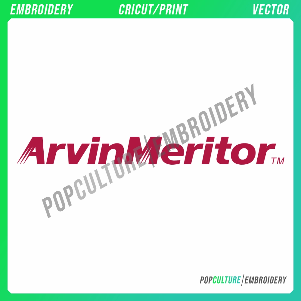 ARVIN MERITOR • Pop Culture Embroidery • ARVIN MERITOR 100k+ Embroidery ...