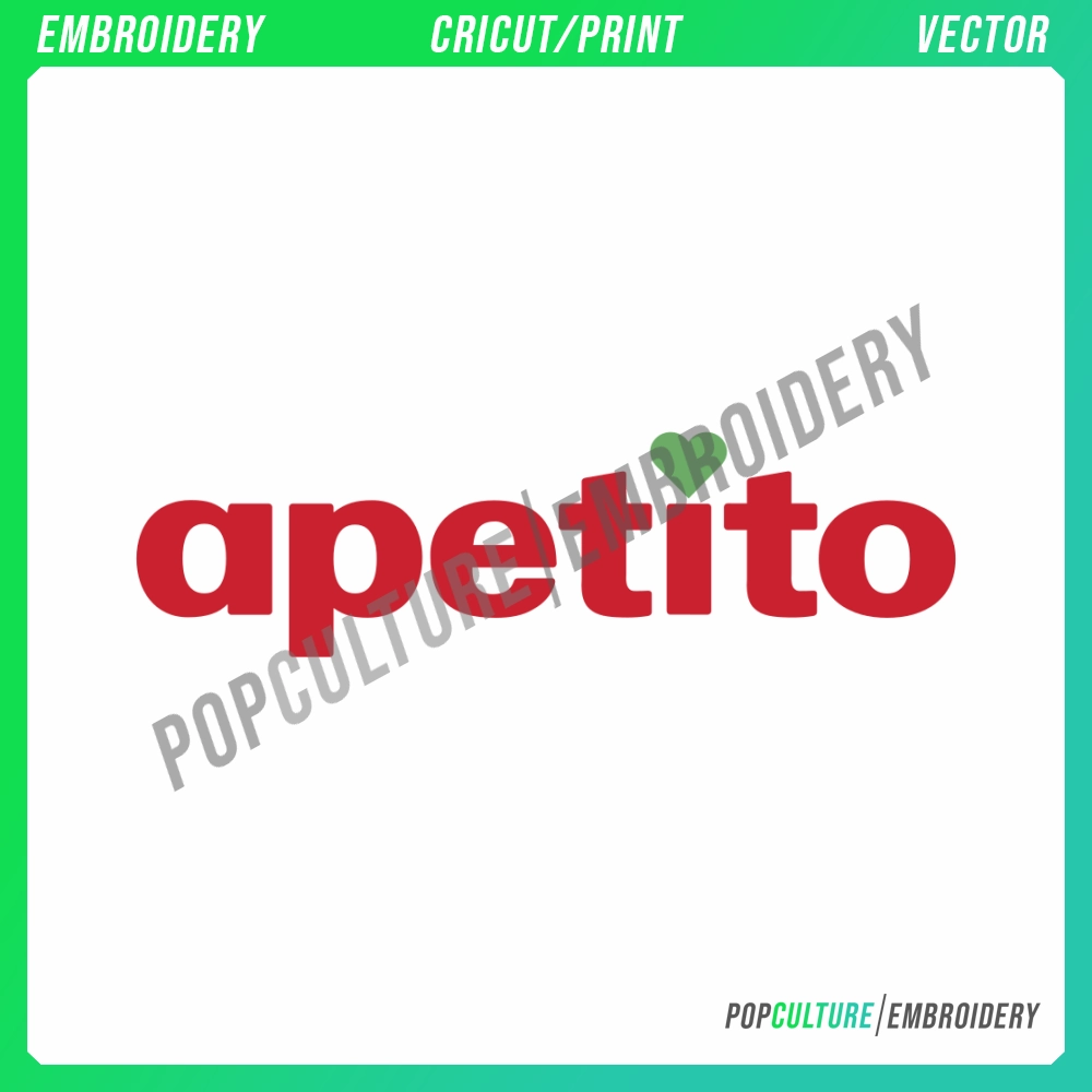 Apetito • Pop Culture Embroidery • Apetito 100k+ Embroidery & Vector ...