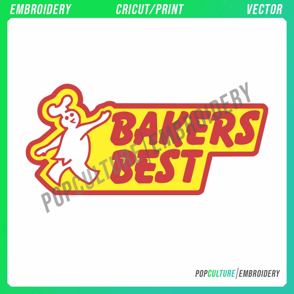 Bakers Best - Official Logo for Embroidery & Vector • Pop Culture ...