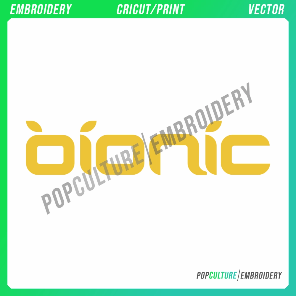 Bionic Systems - Official Logo for Embroidery & Vector • Pop Culture ...