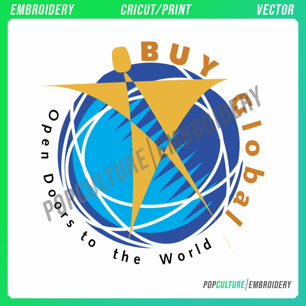 Buy Global - Official Logo for Embroidery & Vector • Pop Culture Embroidery • 100k+ Embroidery ...