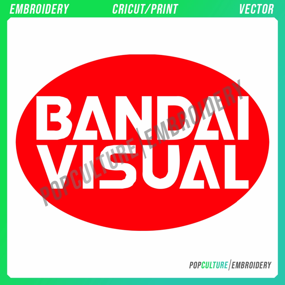 Bandai Visual Logo - Official Logo for Embroidery & Vector • Pop ...