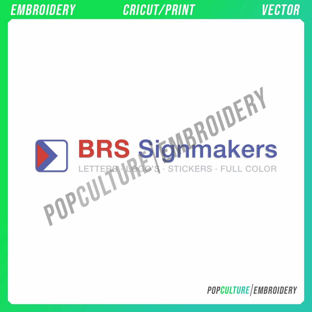 BRS Signs - Official Logo for Embroidery & Vector • Pop Culture ...
