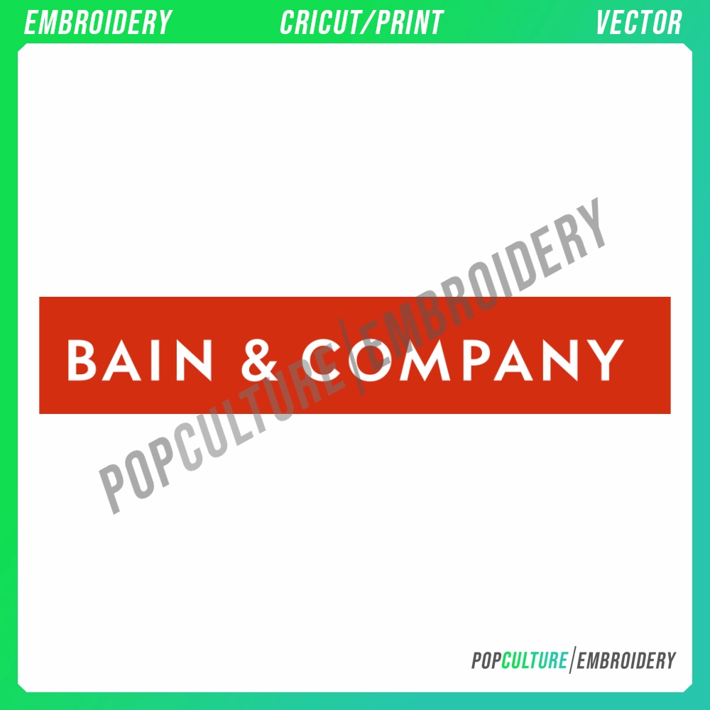 Bain And Company - Official Logo for Embroidery & Vector • Pop Culture ...