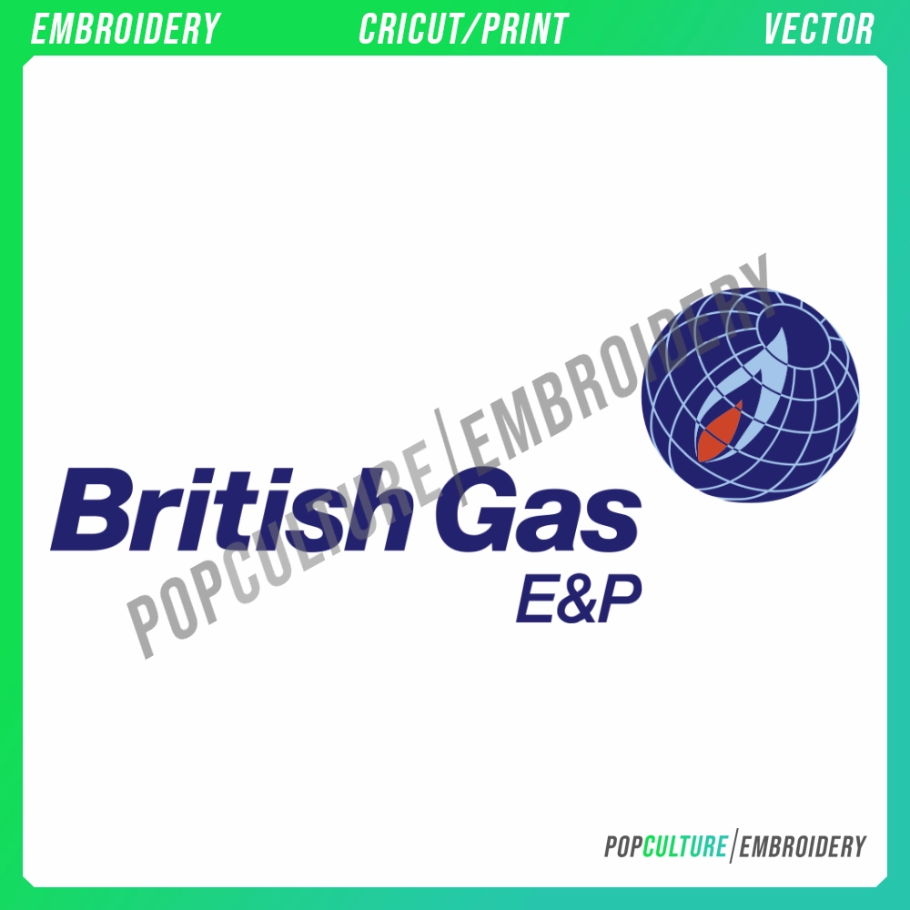British Gas logo - Official Logo for Embroidery & Vector • Pop Culture ...