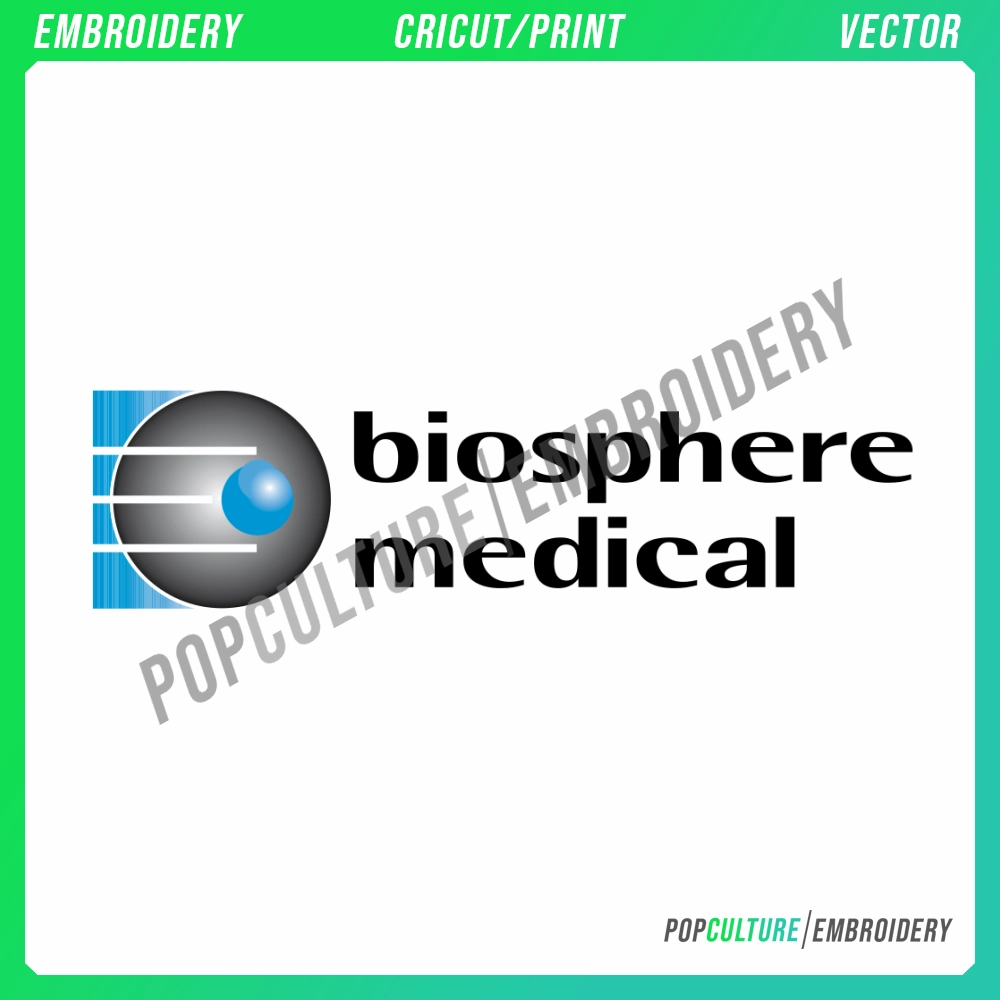Biosphere Medical - Official Logo for Embroidery & Vector • Pop Culture ...