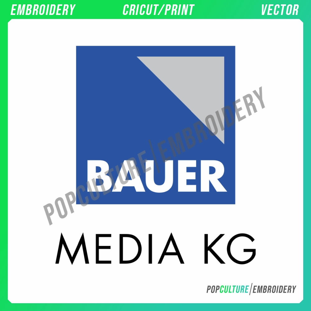 Bauer Media - Official Logo for Embroidery & Vector • Pop Culture ...