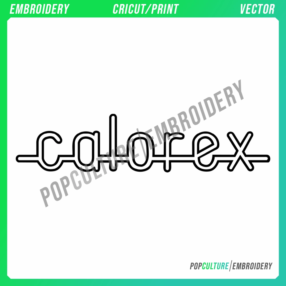 Calorex logo - Official Logo for Embroidery & Vector • Pop Culture ...