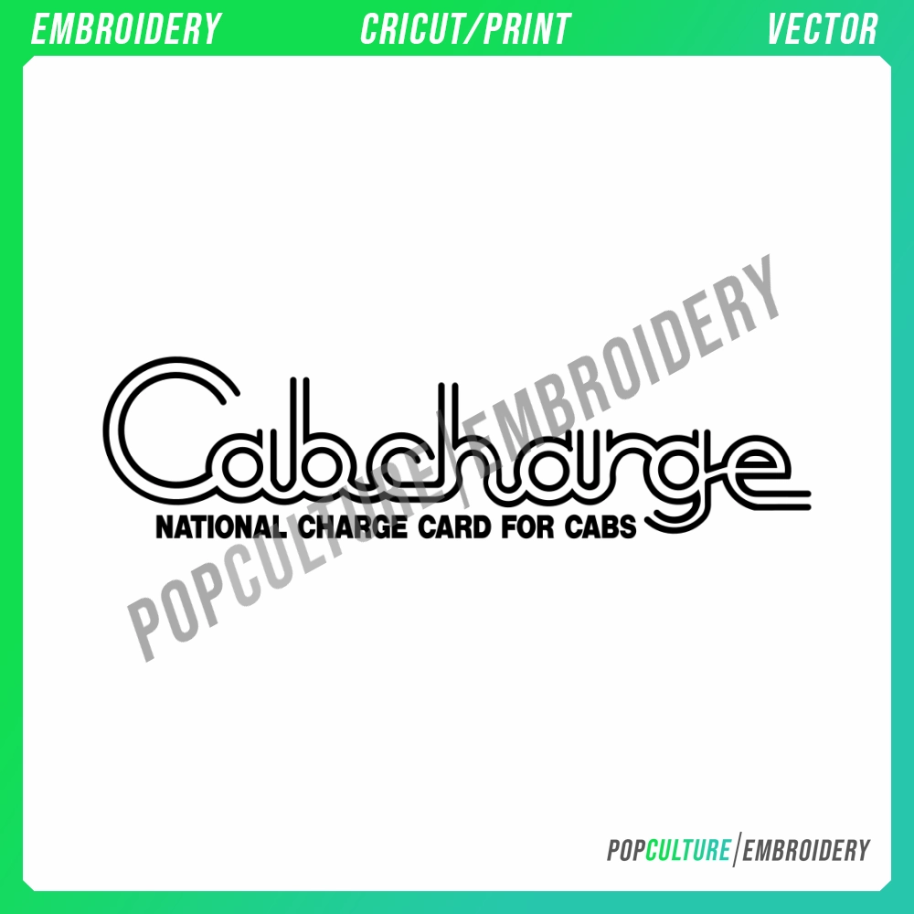 Cabcharge - Official Logo for Embroidery & Vector • Pop Culture ...