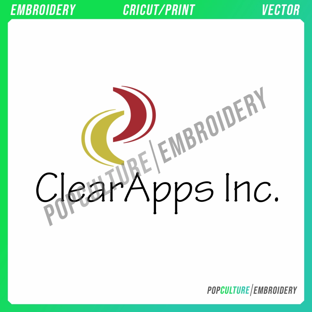 Clear Apps - Official Logo for Embroidery & Vector • Pop Culture ...