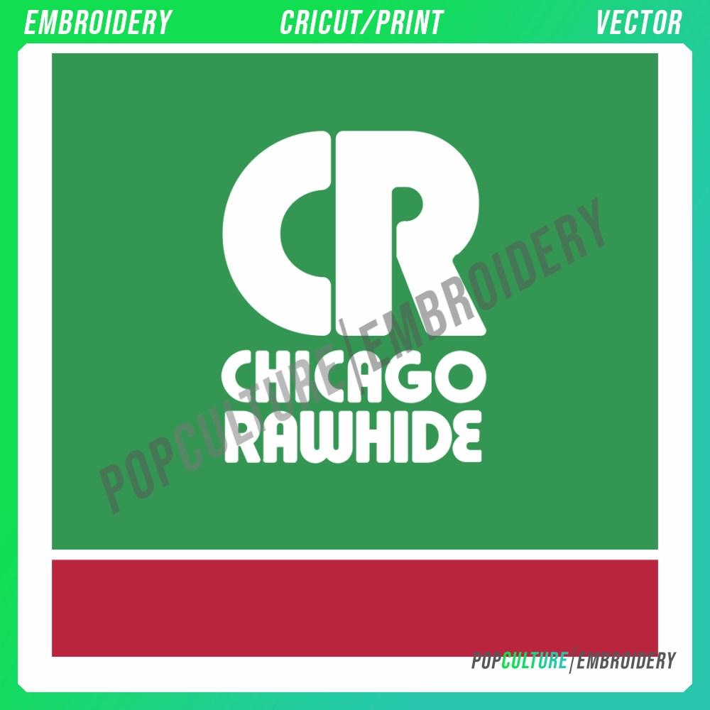 Chicago Rawhide logo - Official Logo for Embroidery & Vector • Pop ...