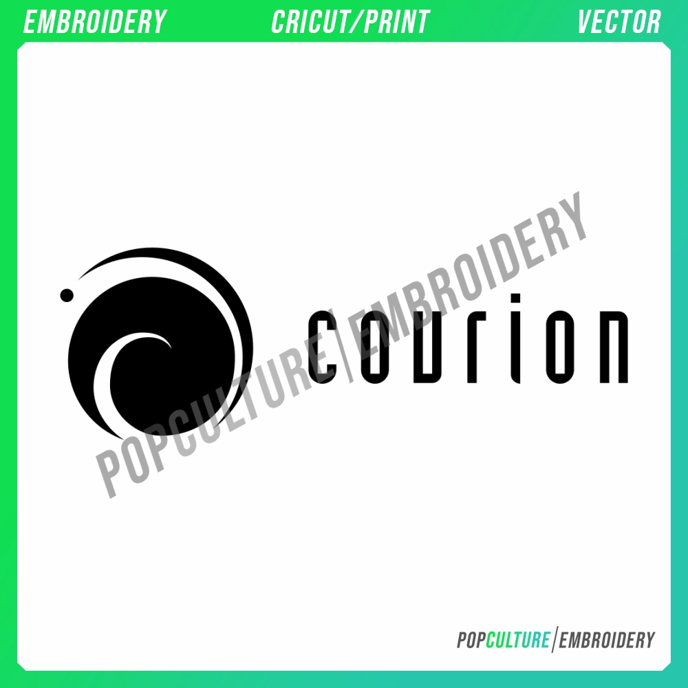 Courion - Official Logo for Embroidery & Vector • Pop Culture ...