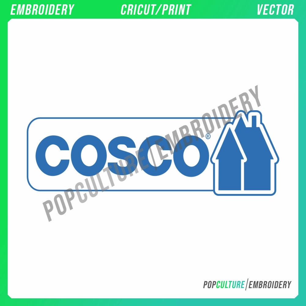 Cosco - Official Logo for Embroidery & Vector • Pop Culture Embroidery ...