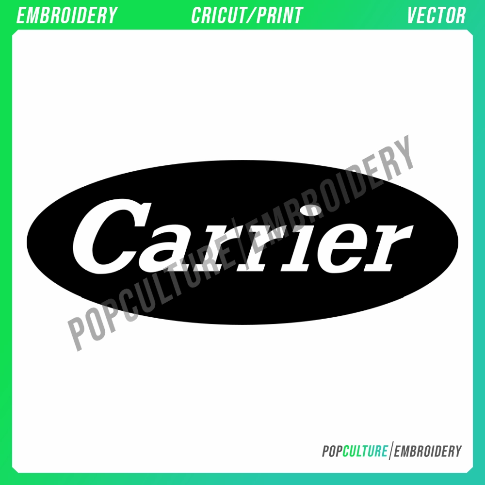 Carrier logo - Official Logo for Embroidery & Vector • Pop Culture ...