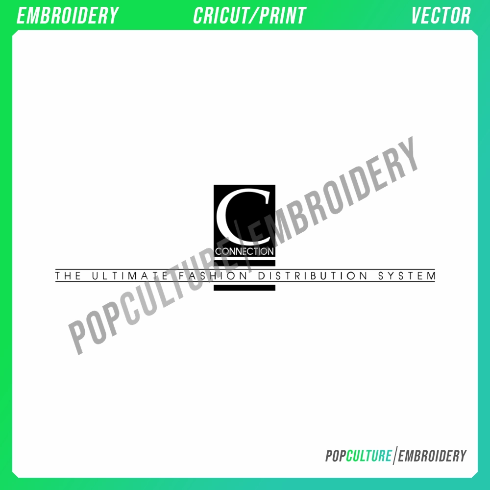 Connection - Official Logo for Embroidery & Vector • Pop Culture ...