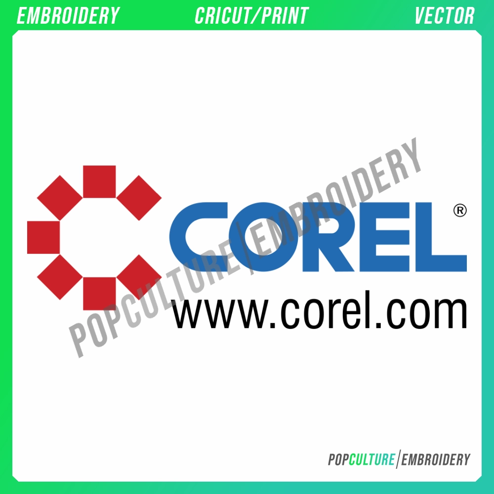 Corel logo - Official Logo for Embroidery & Vector • Pop Culture ...