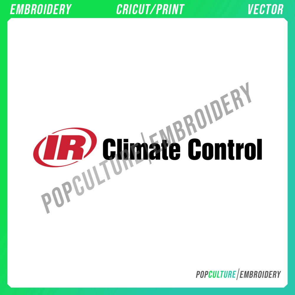 Climate Control - Official Logo for Embroidery & Vector • Pop Culture ...