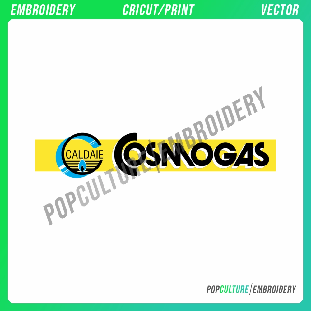 Cosmogas - Official Logo for Embroidery & Vector • Pop Culture ...