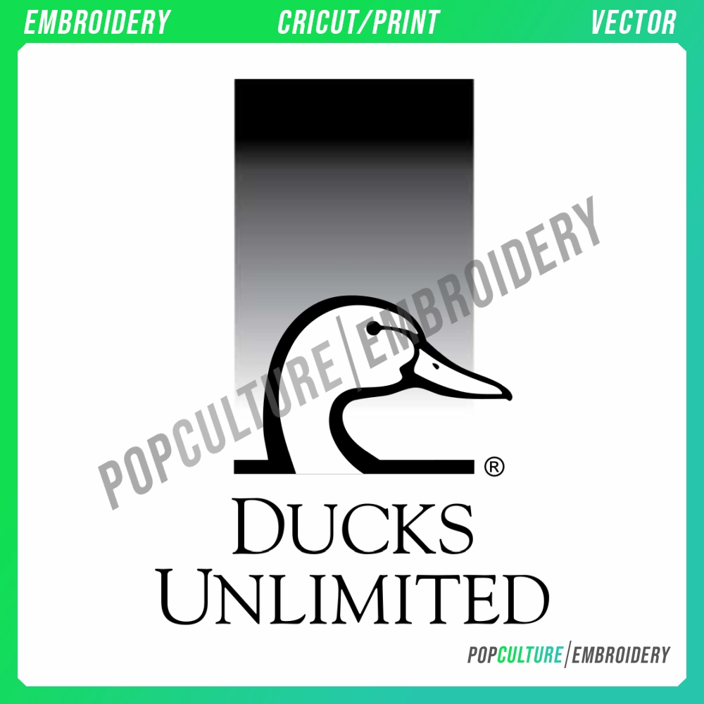 Ducks Unlimited - Official Logo for Embroidery & Vector • Pop Culture Embroidery • 100k ...