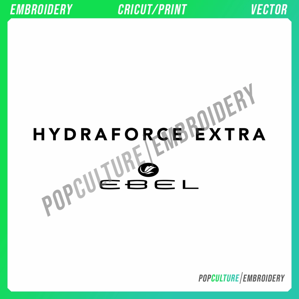 Hydraforce Extra - Official Logo for Embroidery & Vector • Pop Culture Embroidery • 100k ...