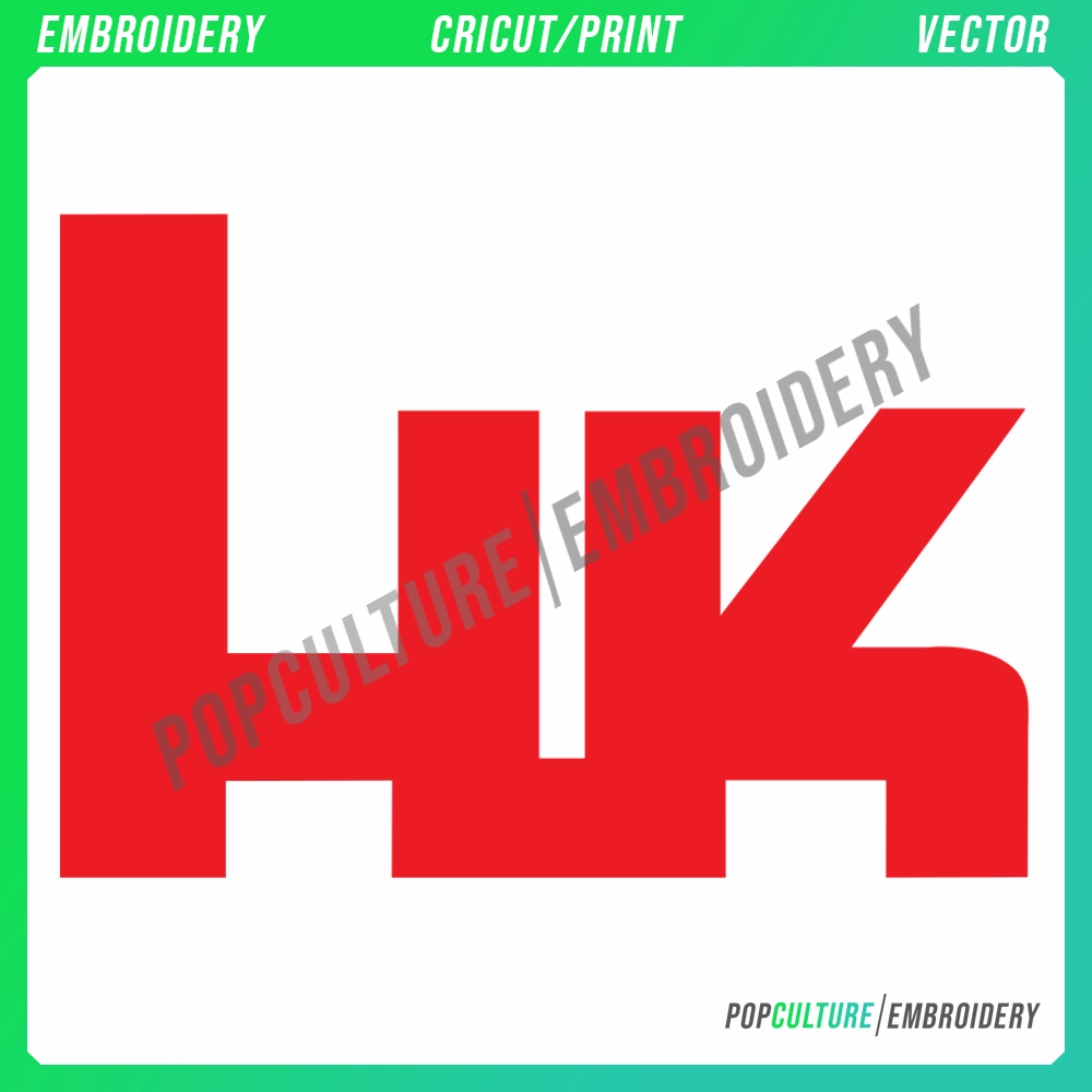 HK Logo - Official Logo for Embroidery & Vector • Pop Culture ...