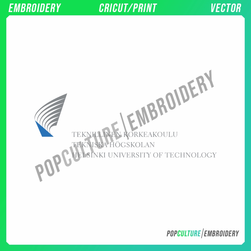 Helsinki University of Technology - Official Logo for Embroidery ...