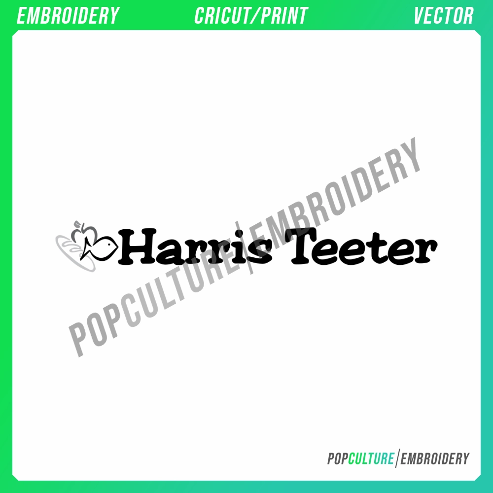 Harris Teeter - Official Logo for Embroidery & Vector • Pop Culture ...