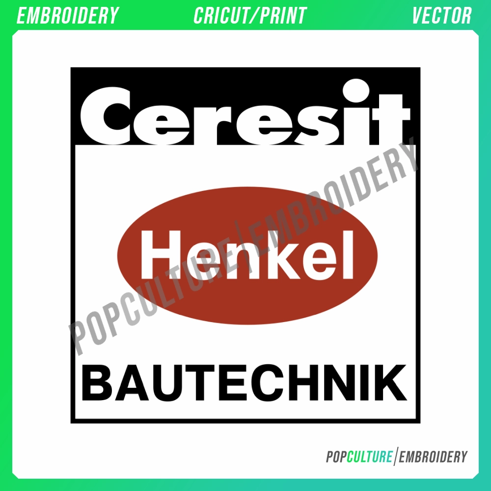 Henkel Ceresit - Official Logo for Embroidery & Vector • Pop Culture ...