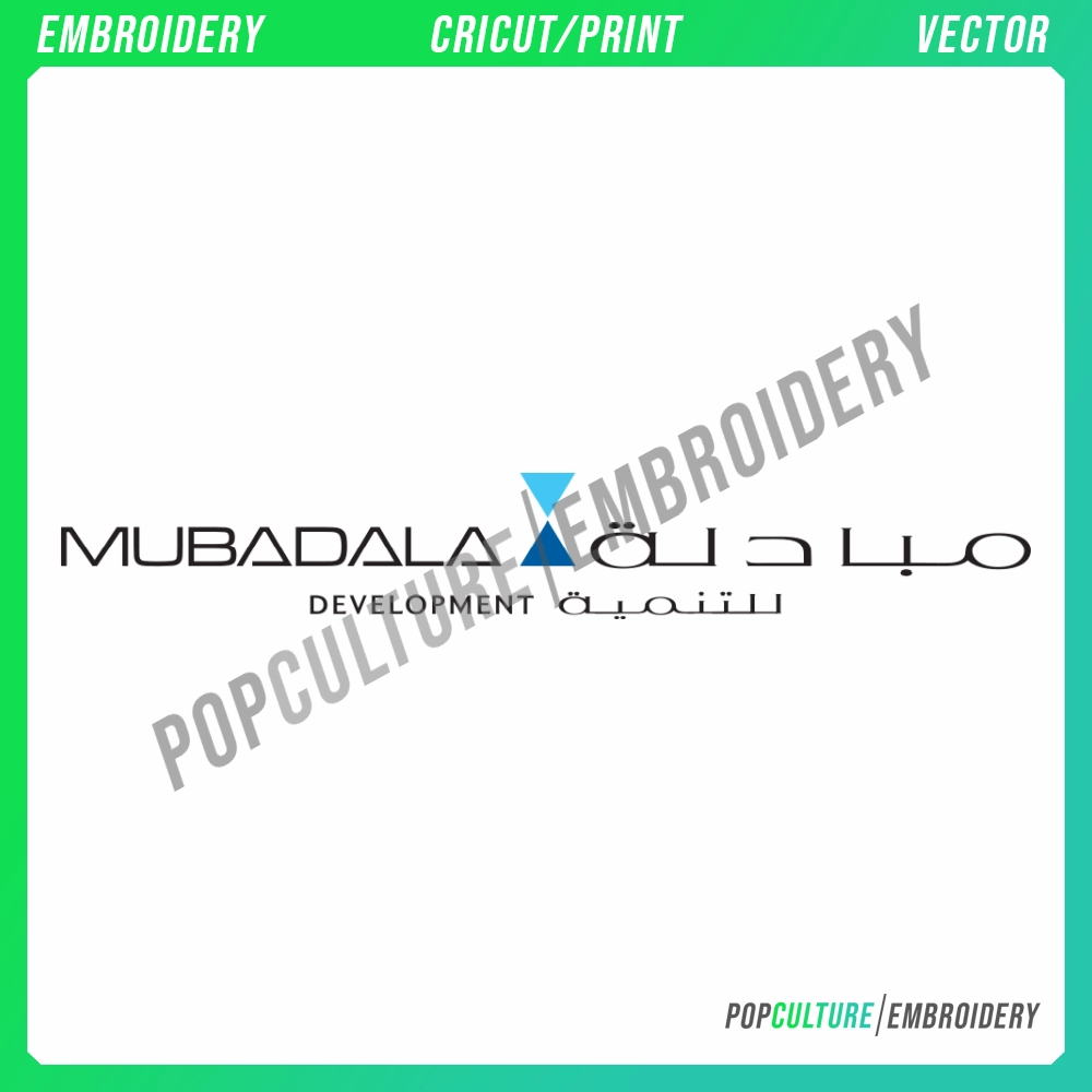 Mubadala Development Company Logo - Official Logo for Embroidery ...