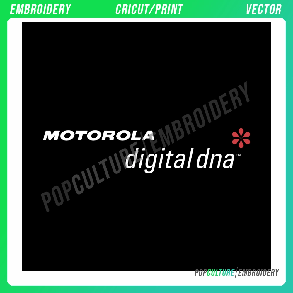 Motorola Digital DNA - Official Logo for Embroidery & Vector • Pop ...