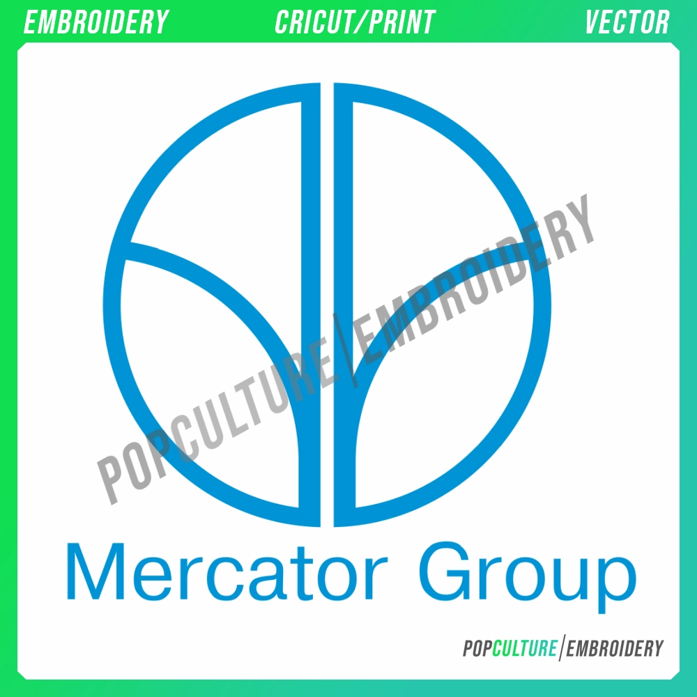 Mercator Group - Official Logo for Embroidery & Vector • Pop Culture ...