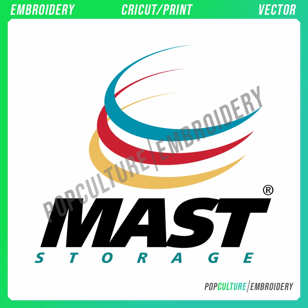 Mast Storage - Official Logo for Embroidery & Vector • Pop Culture ...