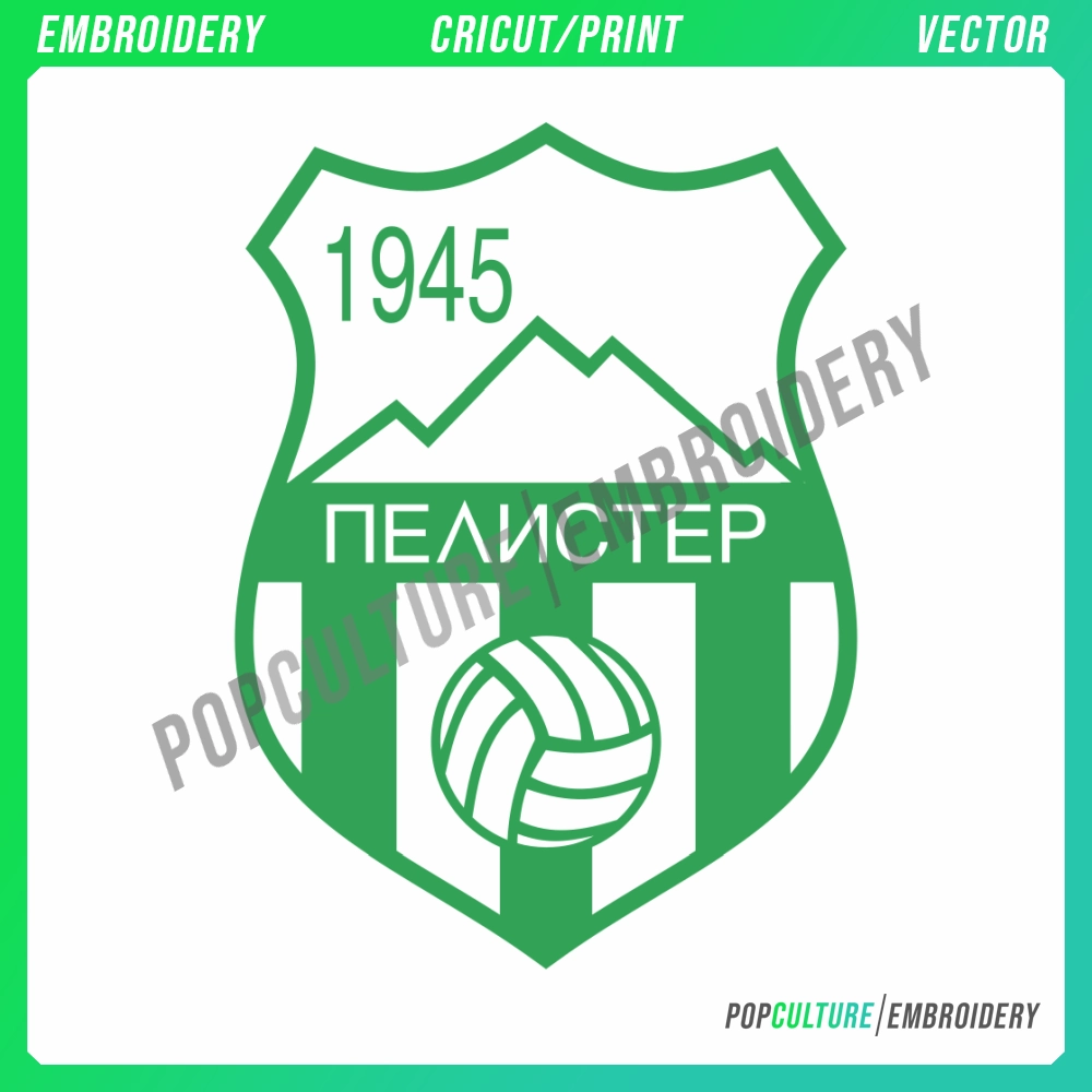 Pelister - Official Logo for Embroidery & Vector • Pop Culture ...