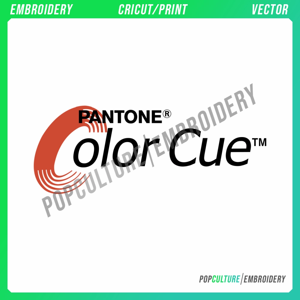Pantone Color Cue - Official Logo for Embroidery & Vector • Pop Culture ...