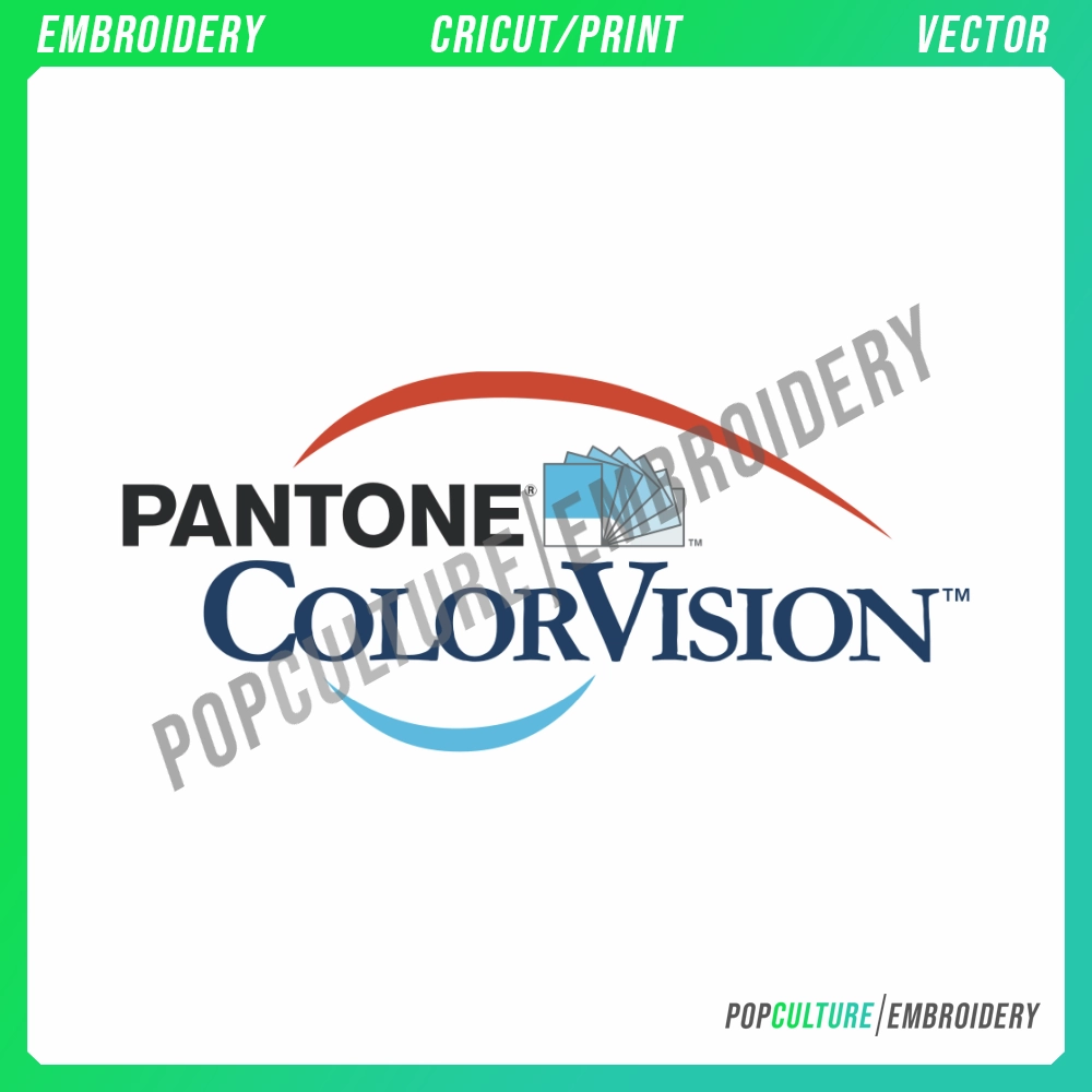 Pantone Color Vision - Official Logo for Embroidery & Vector • Pop ...