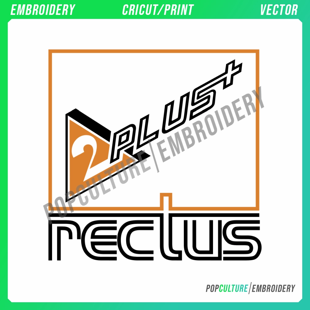 Rectus - Official Logo for Embroidery & Vector • Pop Culture Embroidery ...