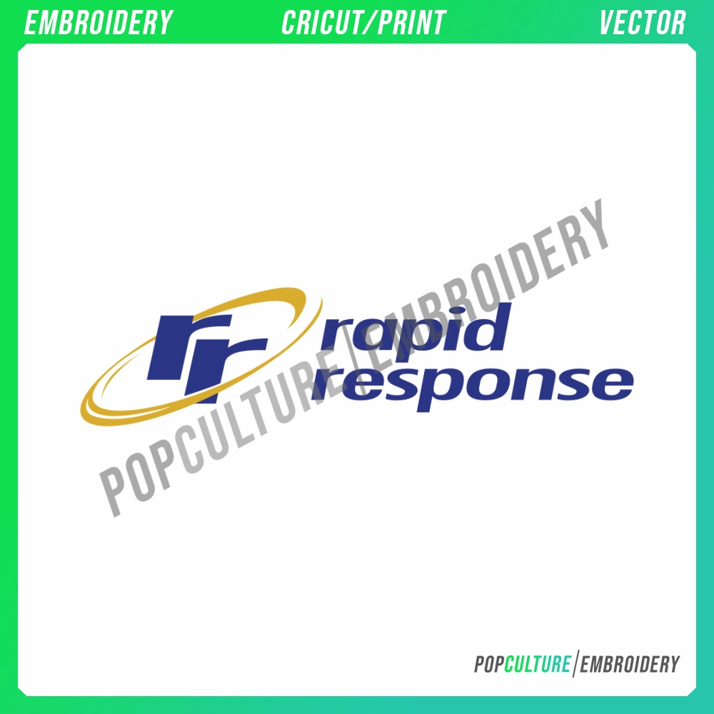 Rapid Response - Official Logo for Embroidery & Vector • Pop Culture ...