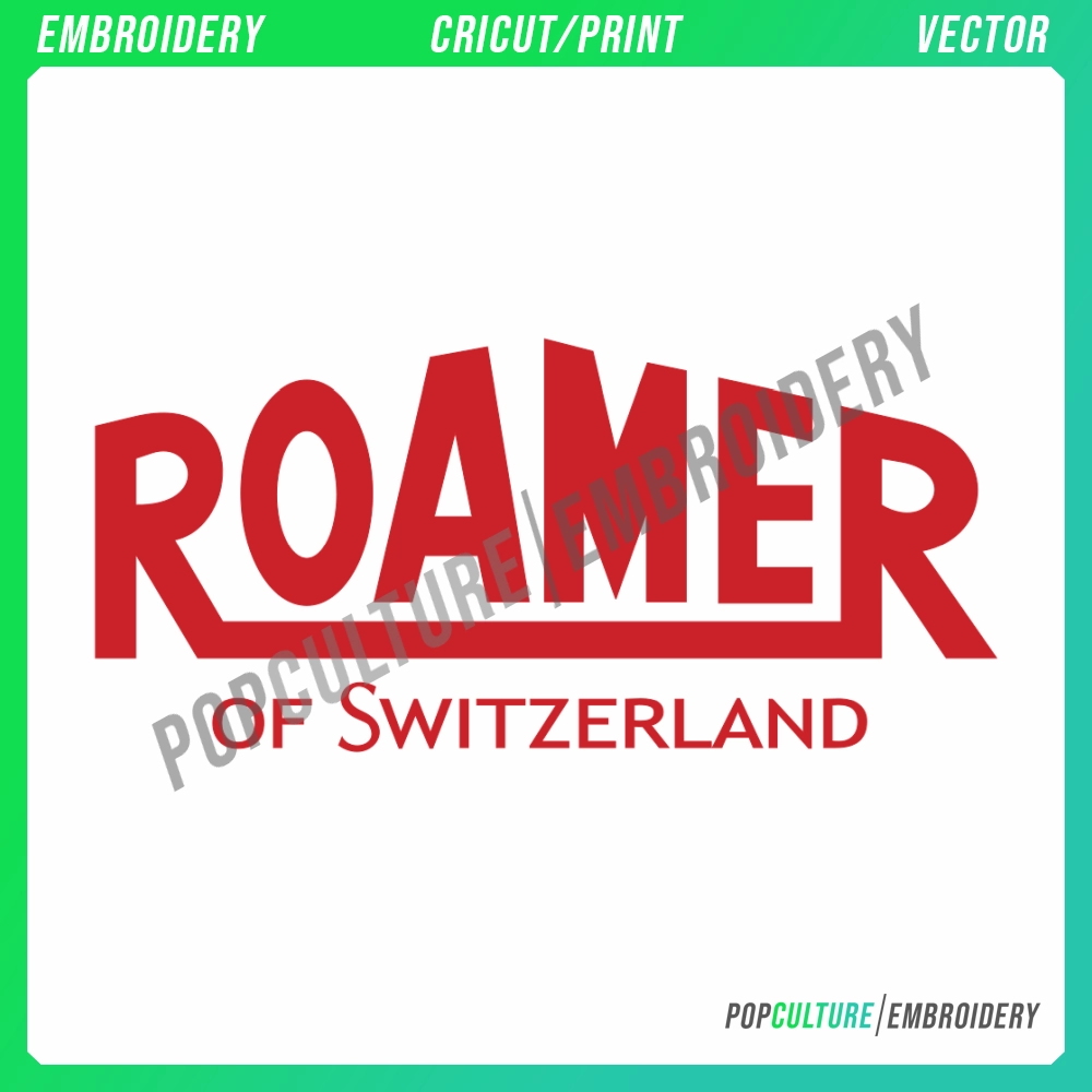 Roamer - Official Logo for Embroidery & Vector • Pop Culture Embroidery ...