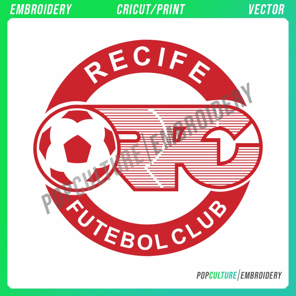 Recife Futebol Club de Recife PE - Official Logo for Embroidery ...