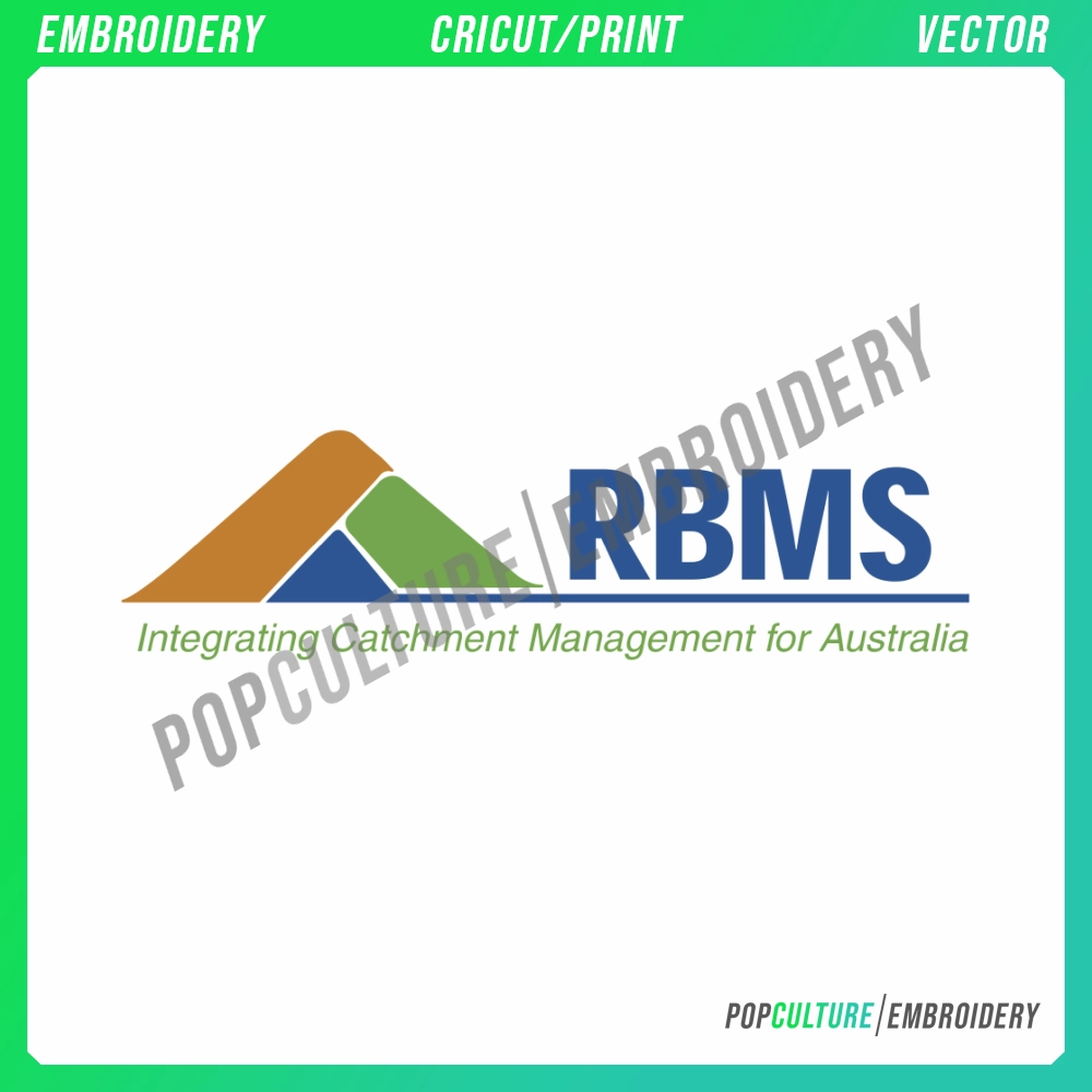 RBMS - Official Logo for Embroidery & Vector • Pop Culture Embroidery ...