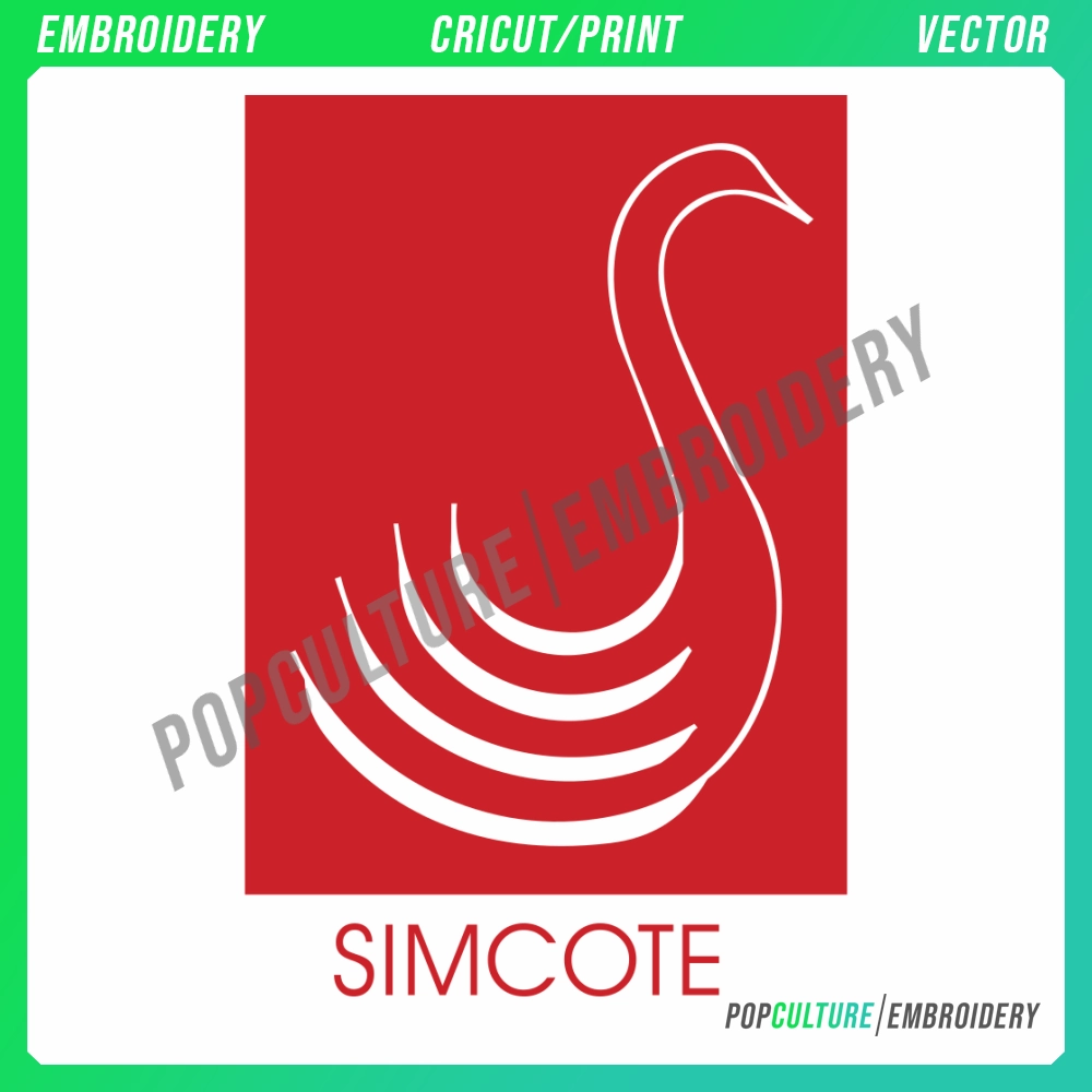 Simcote - Official Logo for Embroidery & Vector • Pop Culture ...