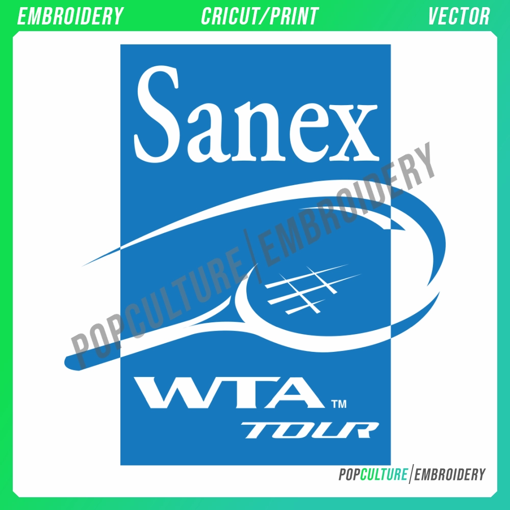 Sanex - Official Logo for Embroidery & Vector • Pop Culture Embroidery ...