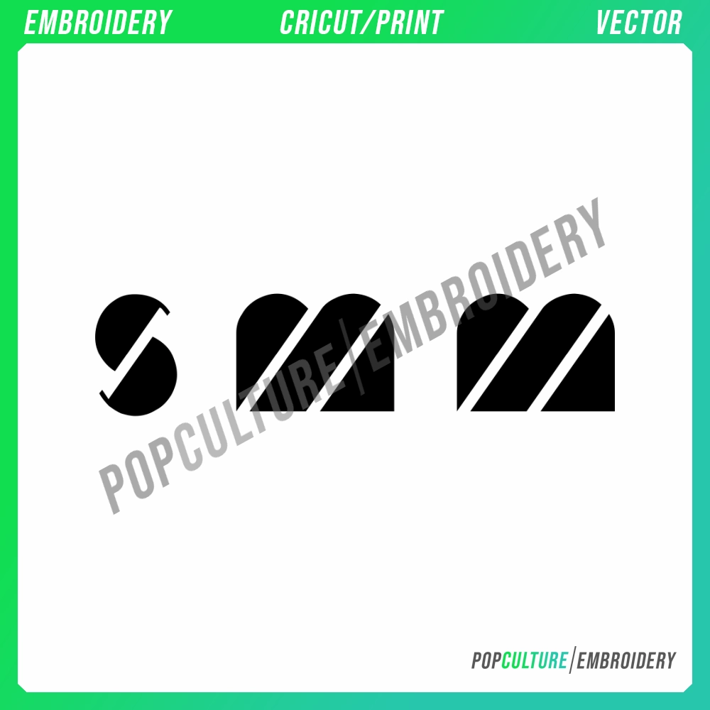SMM - Official Logo for Embroidery & Vector • Pop Culture Embroidery ...