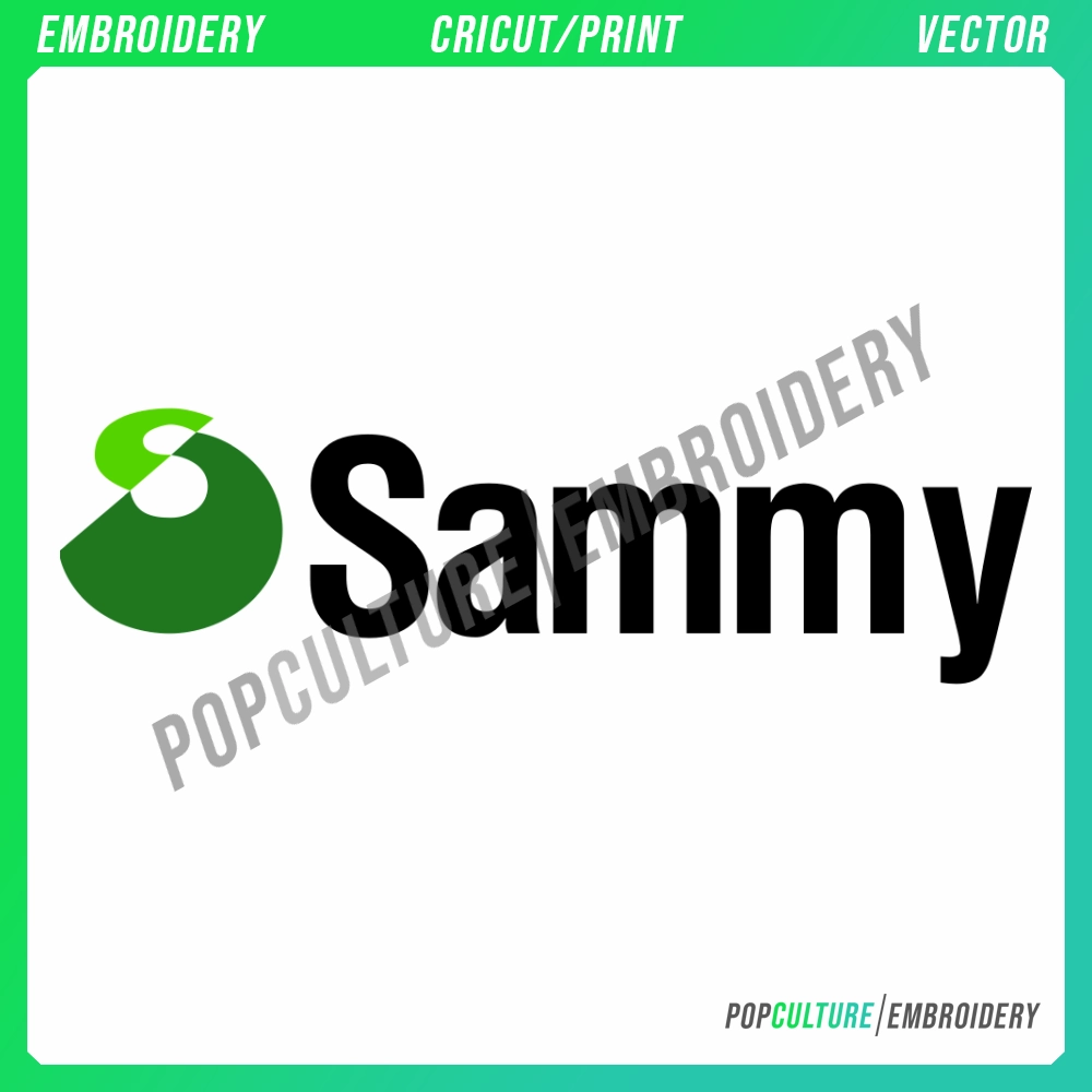 Sammy Corporation - Official Logo for Embroidery & Vector • Pop Culture ...