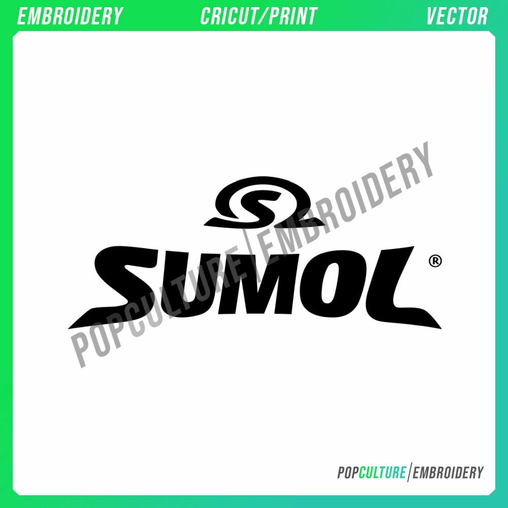 Sumol - Official Logo for Embroidery & Vector • Pop Culture Embroidery ...