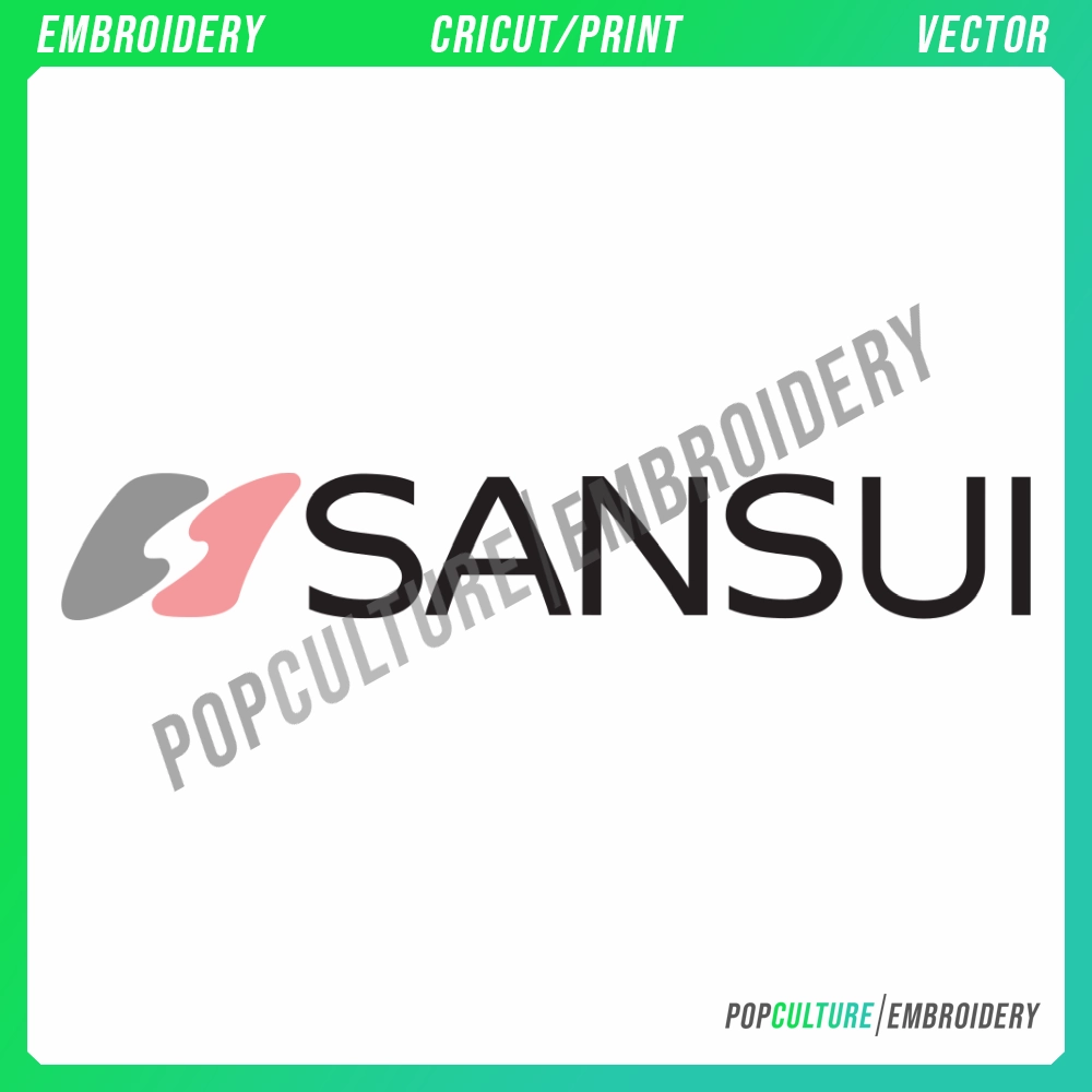 Sansui Logo - Official Logo for Embroidery & Vector • Pop Culture ...