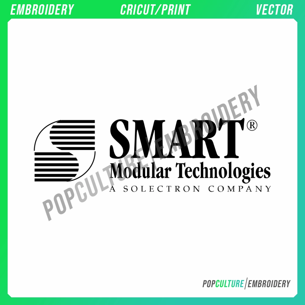 Smart Modular Technology - Official Logo for Embroidery & Vector • Pop ...