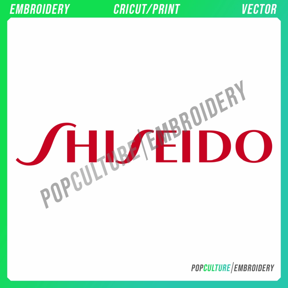 Shiseido Logo - Official Logo for Embroidery & Vector • Pop Culture ...